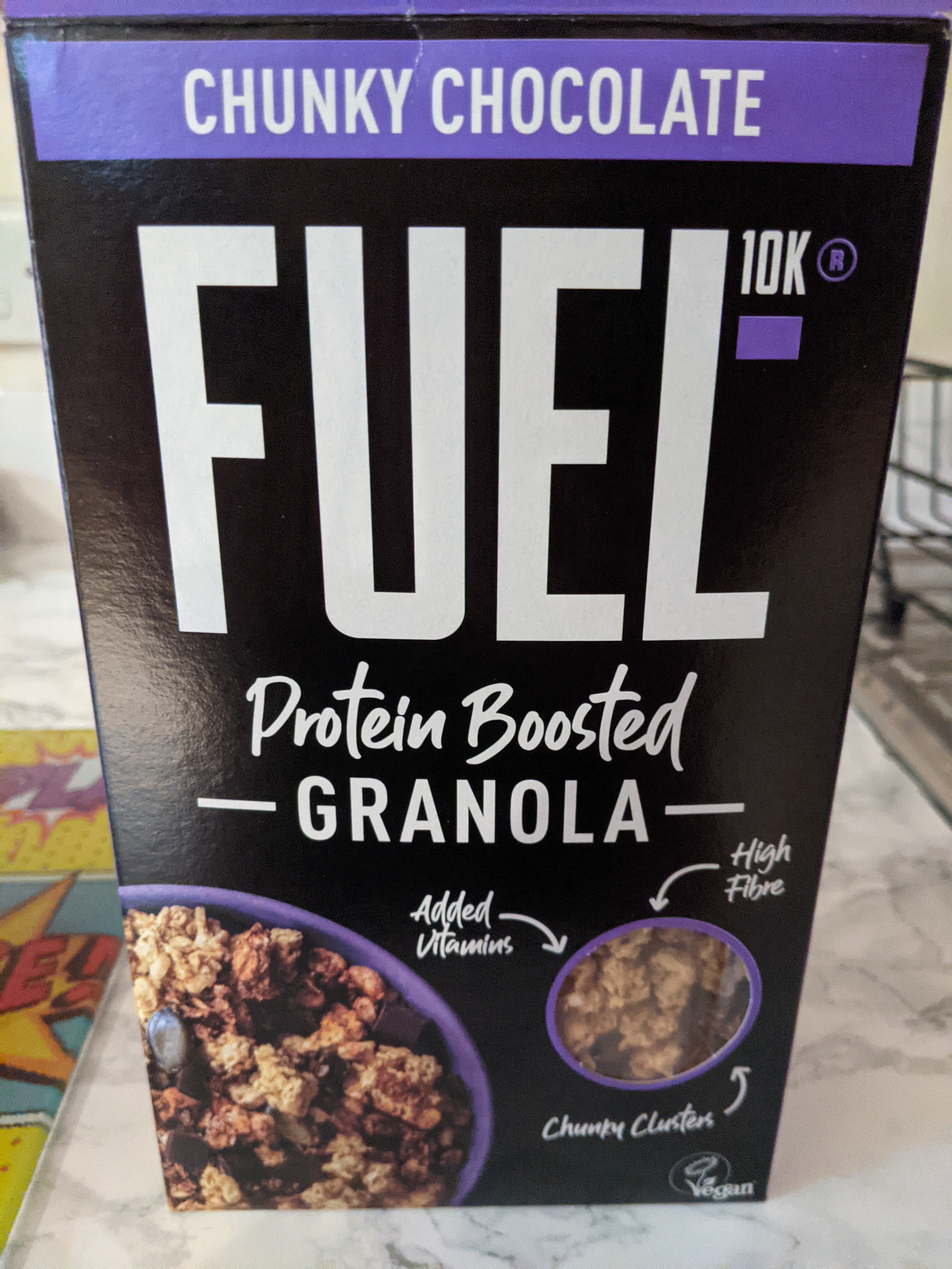 Fuel 10k chunky chocolate protein granola – Taylor Talks Vegan