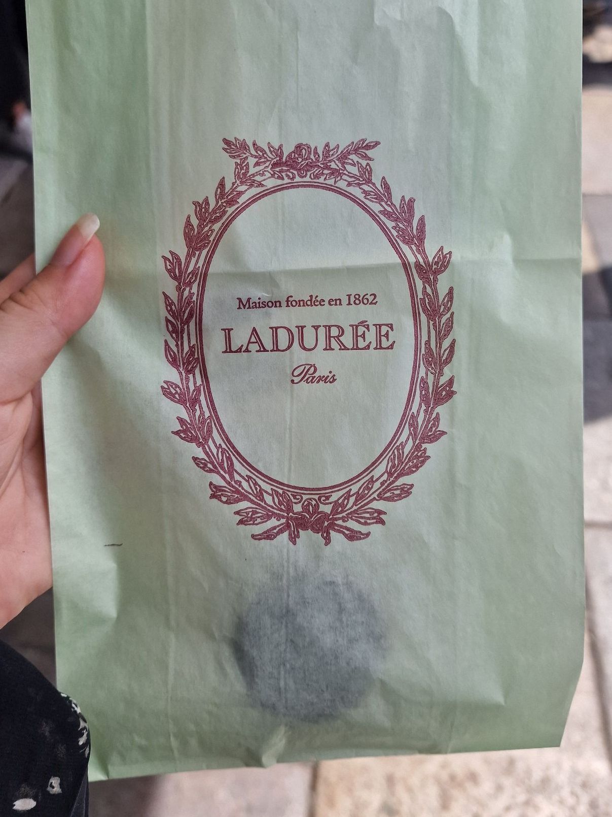 Laduree chocolate raspberry macaron – Taylor Talks Vegan