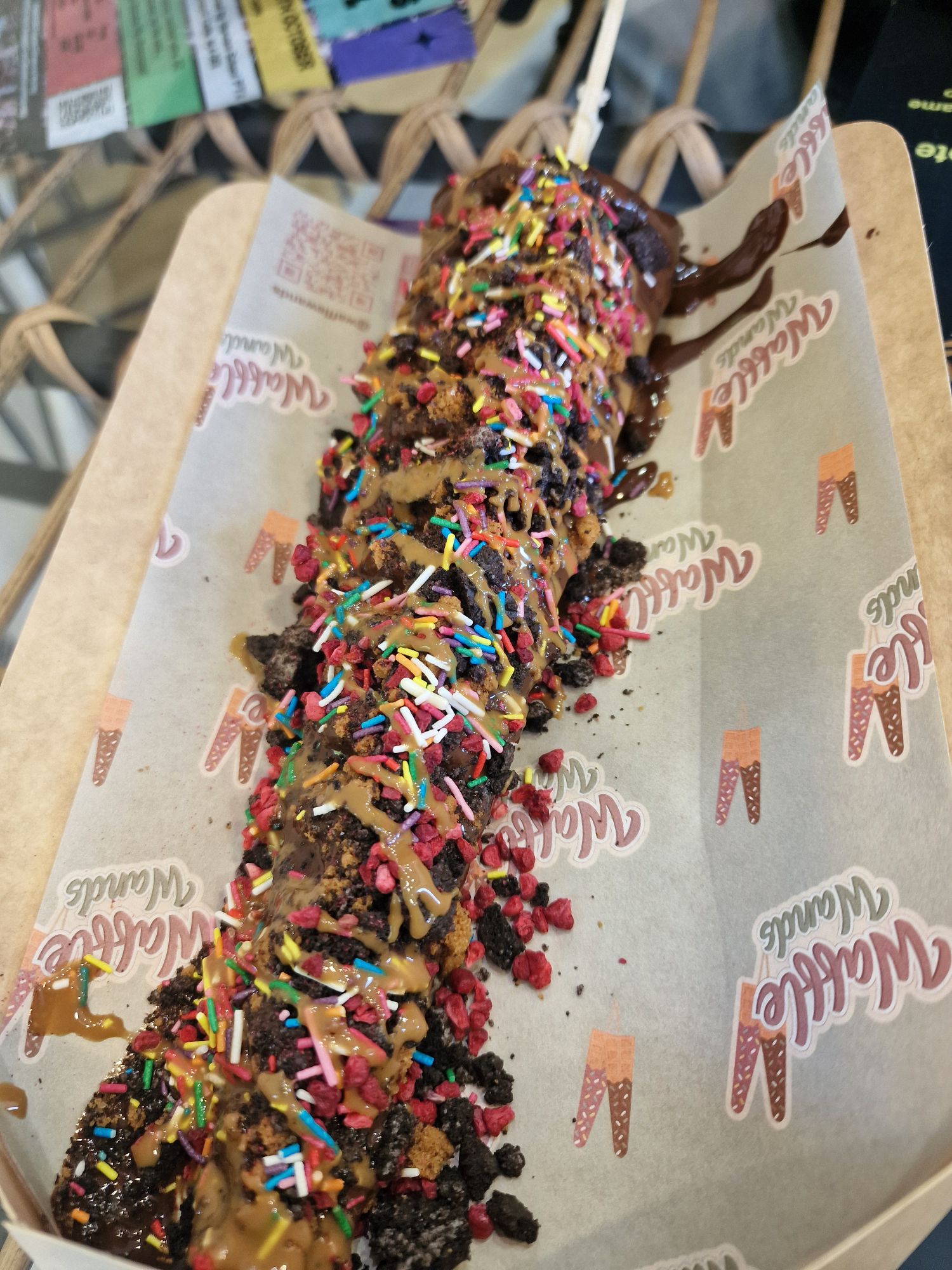 Waffle wands – Taylor Talks Vegan