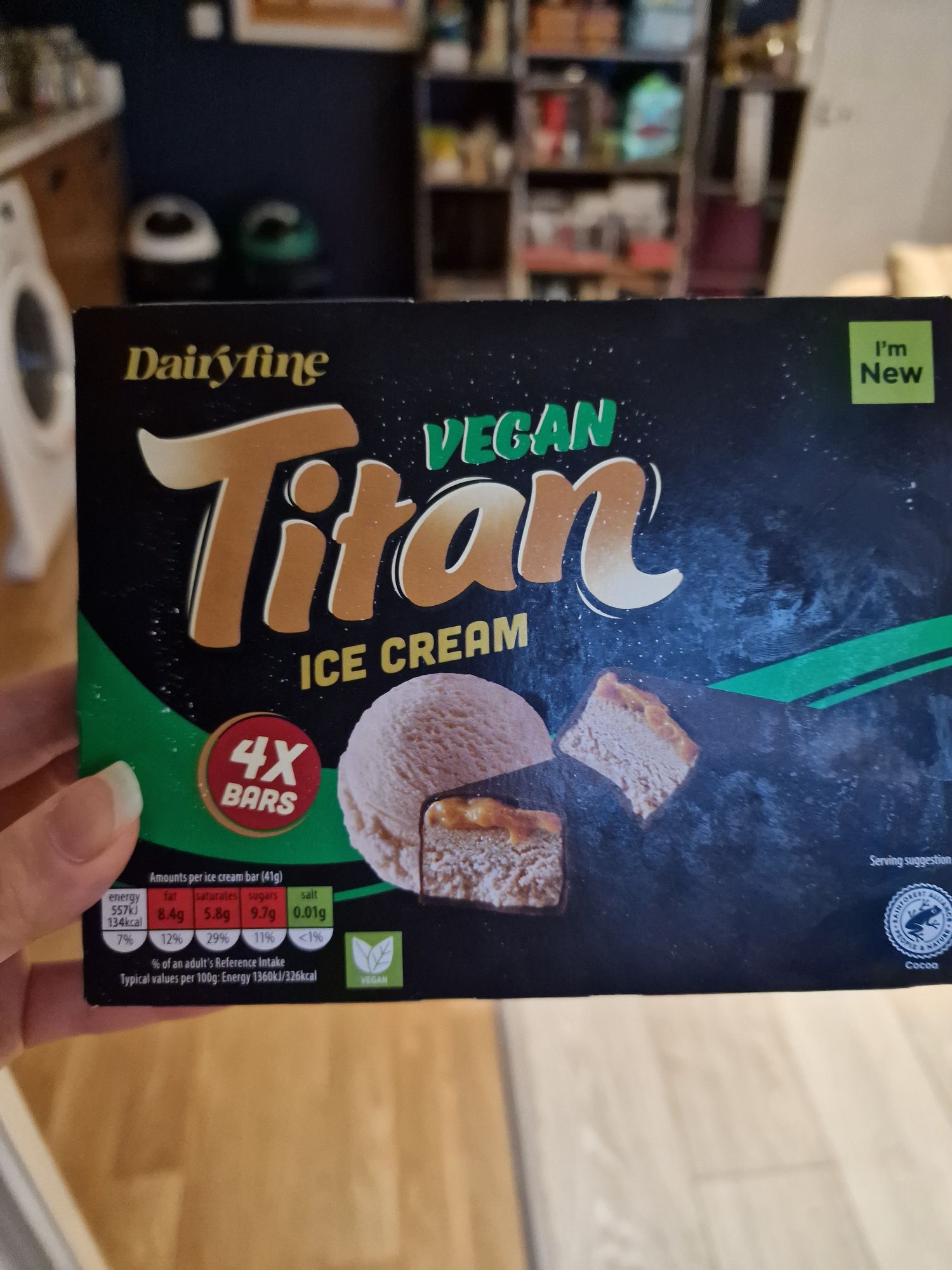 Aldi Titan ice cream bar – Taylor Talks Vegan