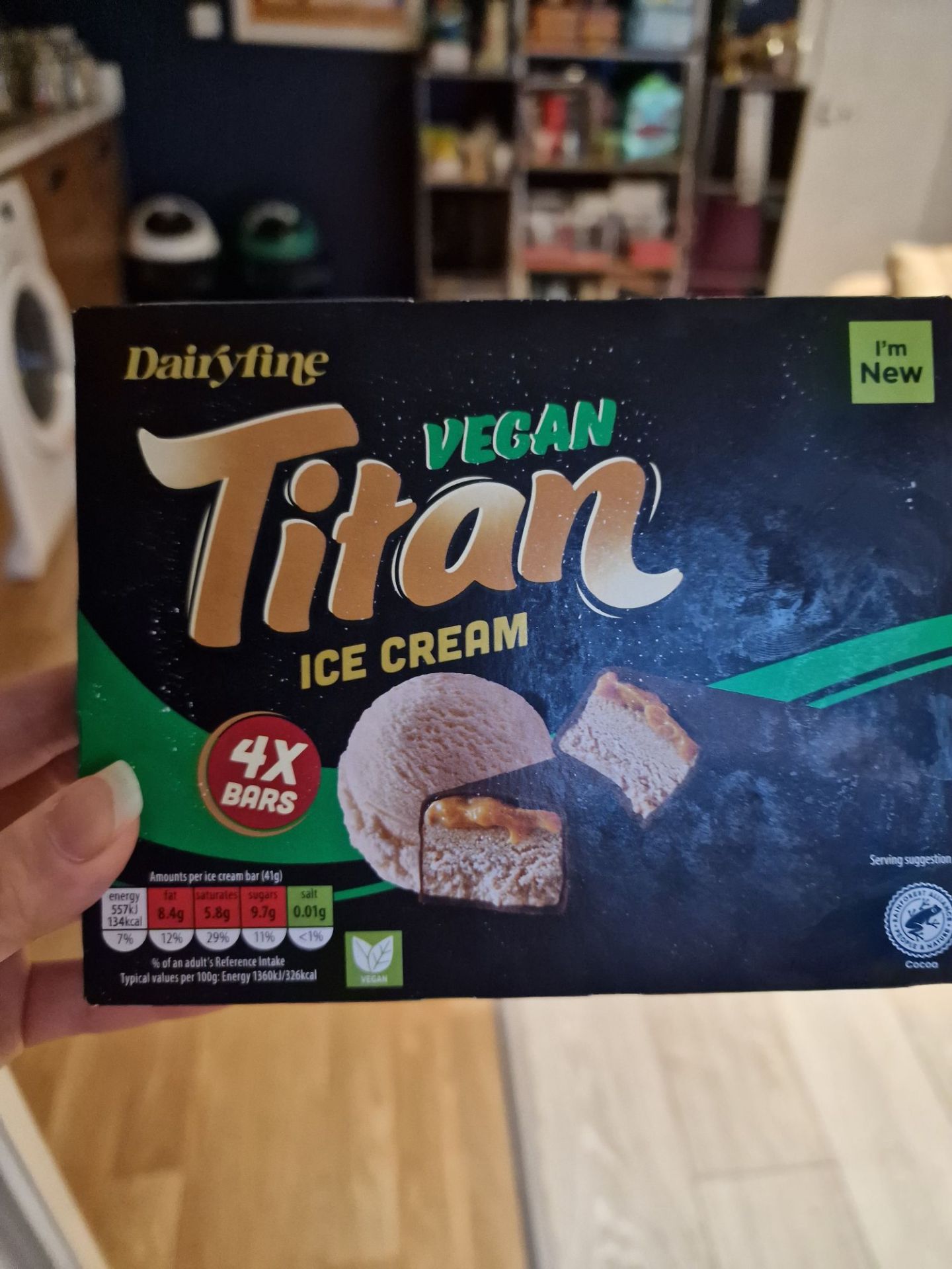 Aldi Titan ice cream bar – Taylor Talks Vegan