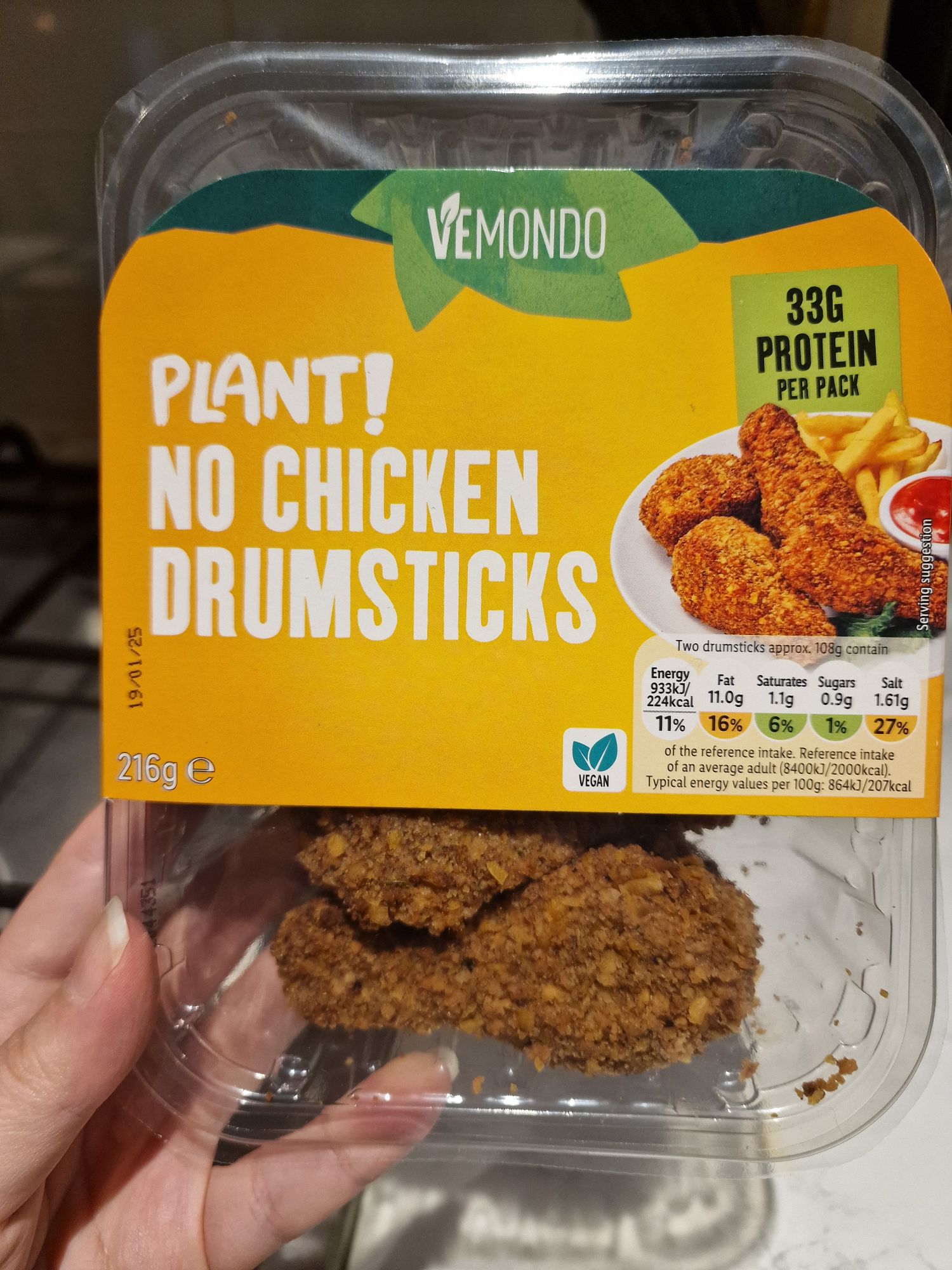 Lidl Vemondo no chicken drumsticks – Taylor Talks Vegan